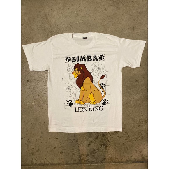 Disney | Shirts | Vintage Lion King Movie Promo Tee 9s Disney Simba ...